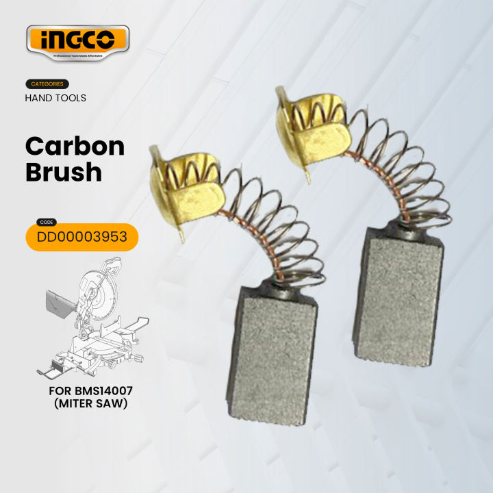 Ingco Miter Saw Carbon Brush Set Replacement Motor Brushes SPARE PARTS ...