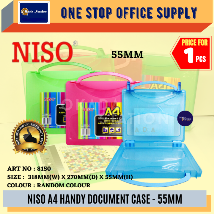 NISO A4 Document Case 55mm / Document Holder / Fail A4 / A4 File / File ...