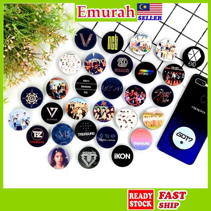 KPOP Mobile Phone Holder NCT EXO STRAY KIDS GOT7 TXT Ateez iKON ASTRO TRE ENHYPEN IU THE BOYZ ...