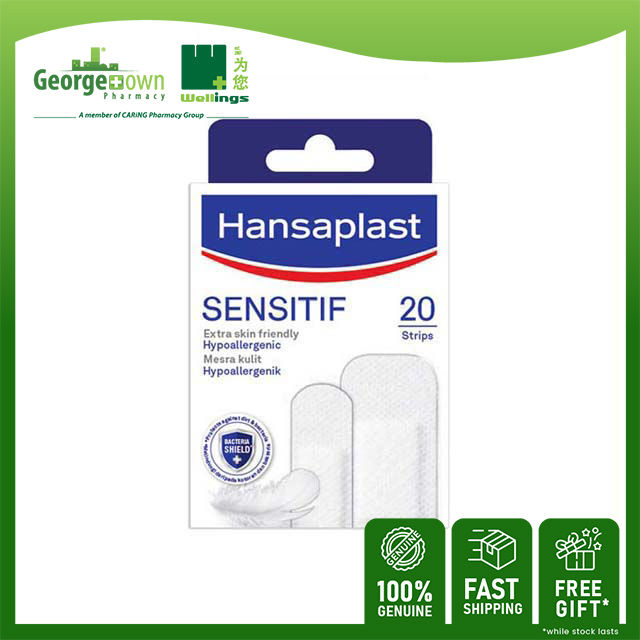 HANSAPLAST SENSITIVE PLASTER STRIP 20S | Lazada