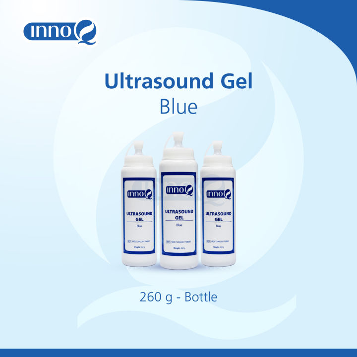เจลอัลตร้าซาวด์ InnoQ Ultrasound Gel (Blue, 260g) | Lazada.co.th