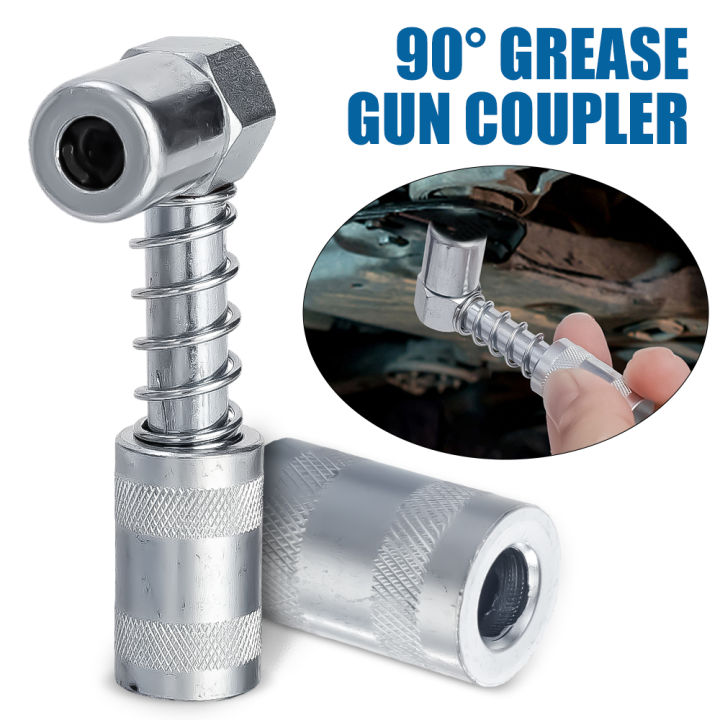 90 Degree Grease Coupler Adapter Fitting Tool Coupler Grease Fitting ...