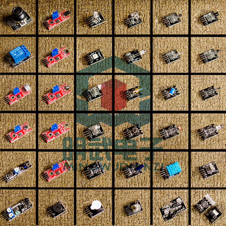 37 in 1 Sensor Module Kit for Arduino พร้อมกล่องพลาสติก | Lazada.co.th