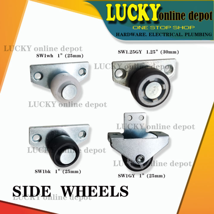 SW SLIDING ROLLER CASTER WHEEL FOR CABINET ( SIDE WHEEL ) | Lazada PH