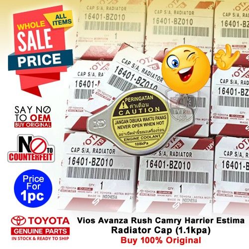 Vios Avanza Rush Camry Innova Estima Radiator Cap (1.1) NCP42 NCP93 ...