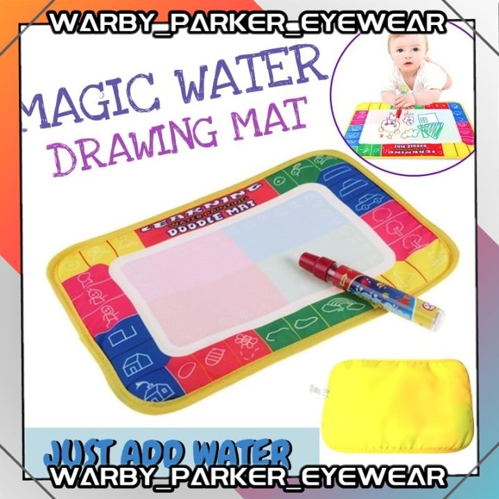 Funny Magic Water Drawing Coloring Book Doodle Mat with Magic Pen ...