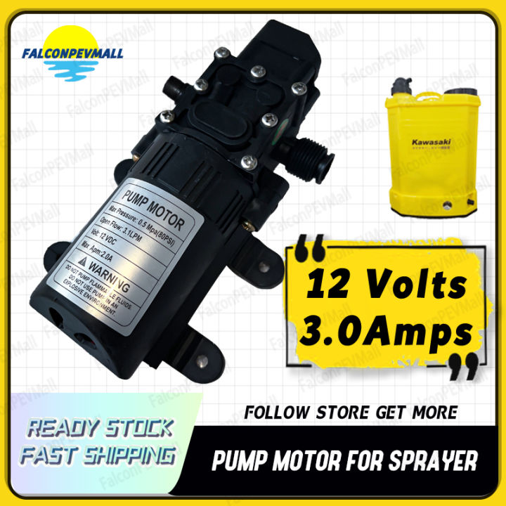 80 psi PUMP MOTOR for Electric Knapsack Sprayer Pump Motor 12V DC ...