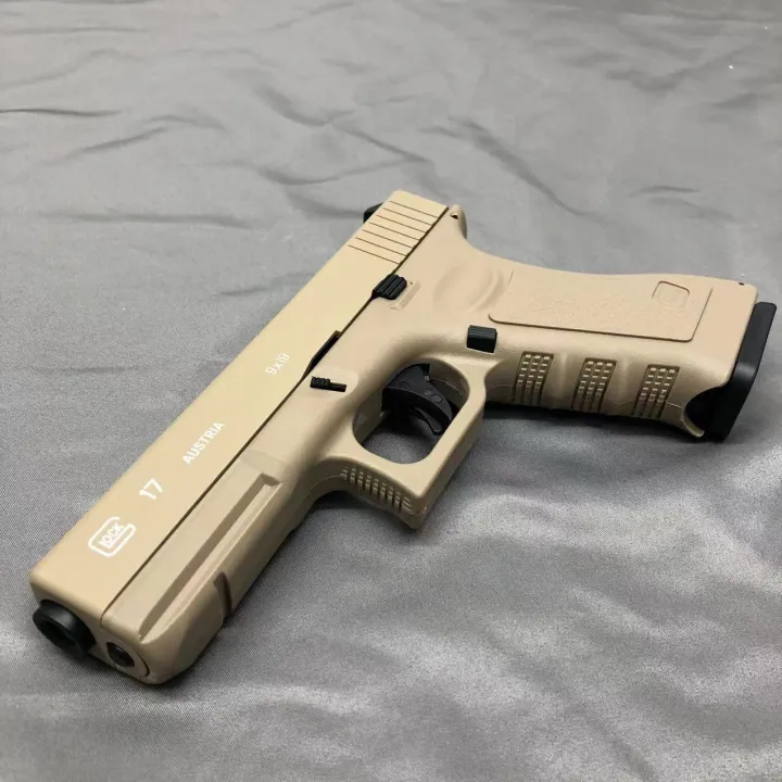 Glock G17 hand soft bullet pistol can be hung empty g18 boy single shot ...