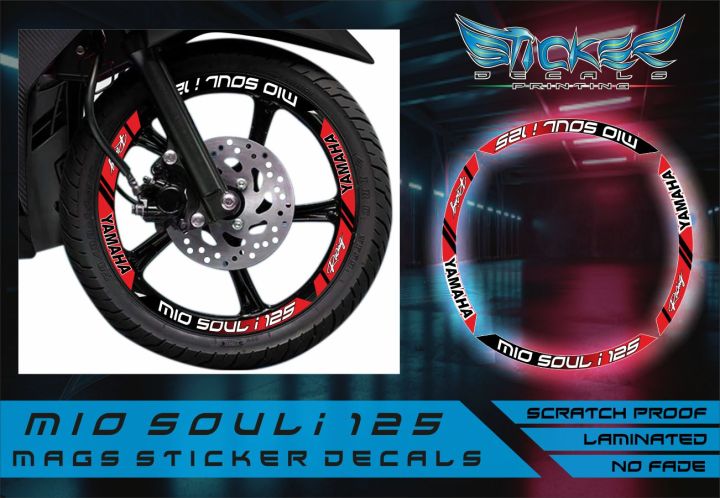 mio Soul i 125 Mags Sticker Decals | Lazada PH