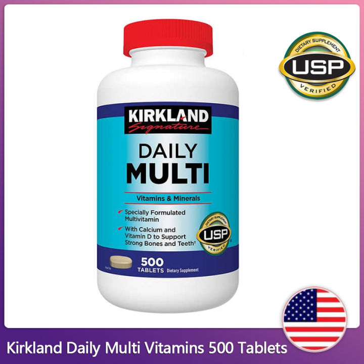 (Exp.01/2026)Kirkland Signature Daily Multi Vitamins 500 Tablets ...