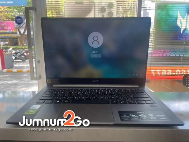 รหัสสินค้า : J0448-23 Acer Swift 3 Core i3 gen 10 RAM 4GB HDD 256SSD มี ...