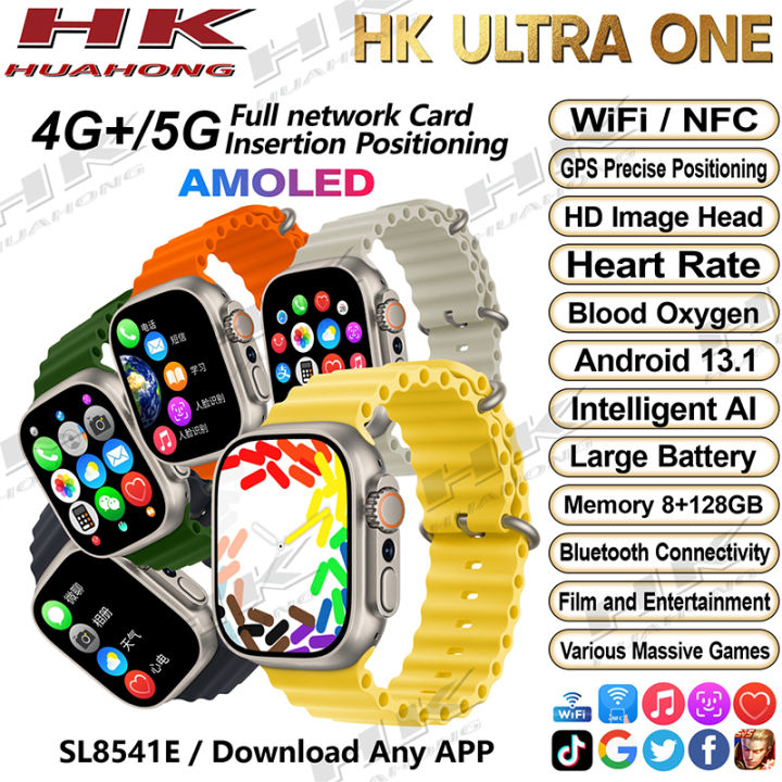 HK ULTRA ONE 4G Quad-Coreดูสมาร์ท 2.02 นิ้วหน้าจอAMOLED HD 2GB RAM 16GB ROM 30Wกล้องอัตราการเต้น ...
