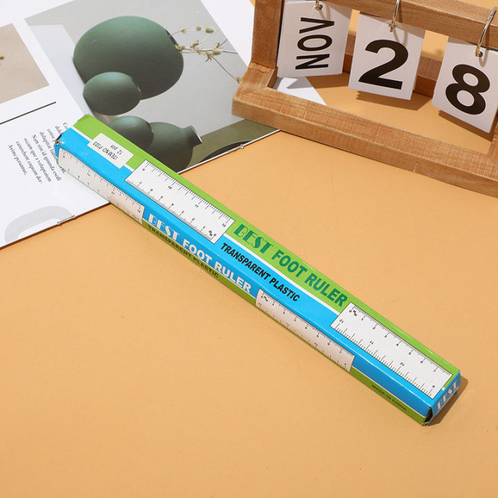 AS 1pc best foot ruler transparent plastic | Lazada PH