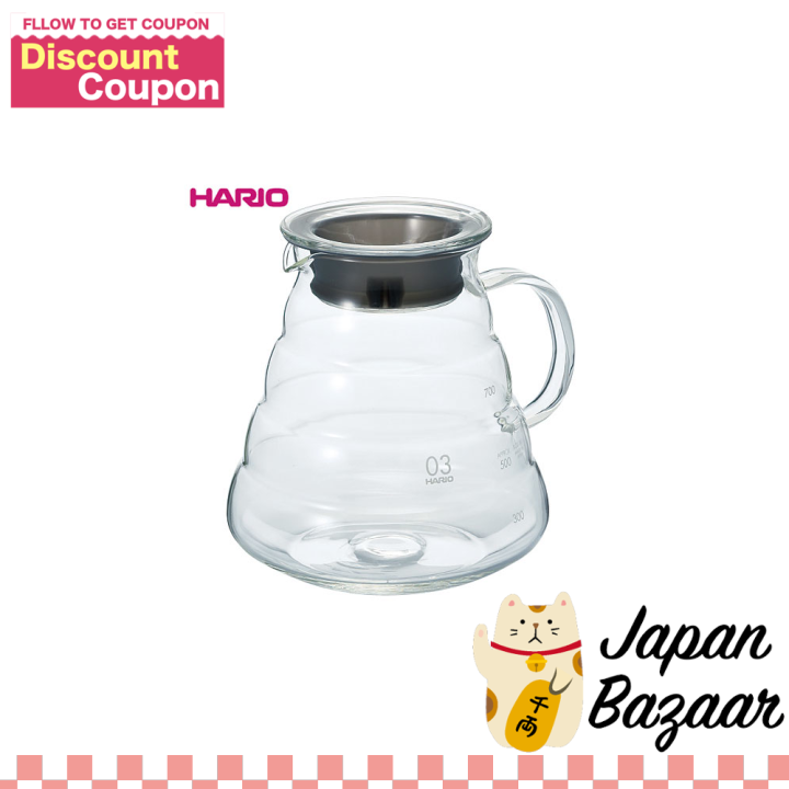 Hario V60 range server 800 clear XGS-80TB 800ml | Lazada