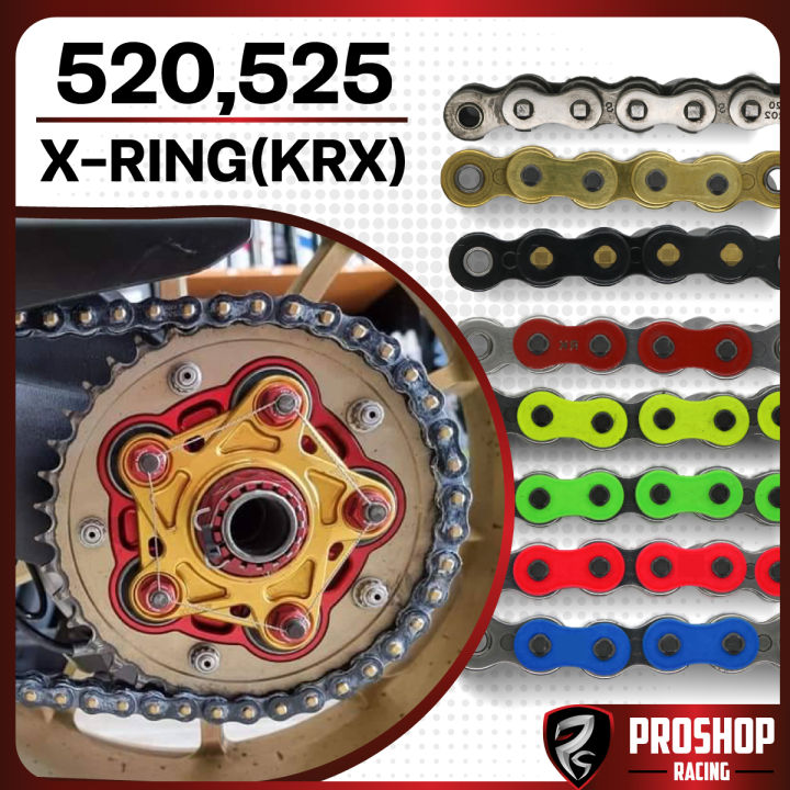 💥โซ่ RK 520 525 X-Ring ยาว 120 ข้อ มี 8 สี KRX | Lazada.co.th