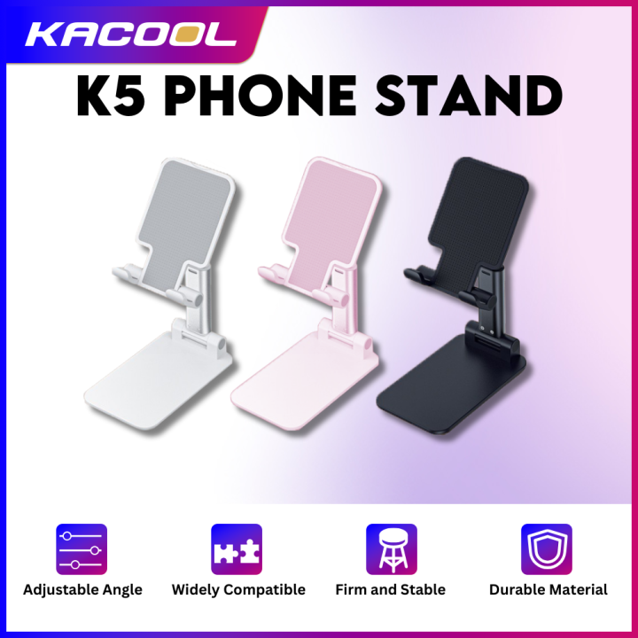 Kacool Telescopic Folding Smart Phone Tablet Stand Universal Adjustable ...