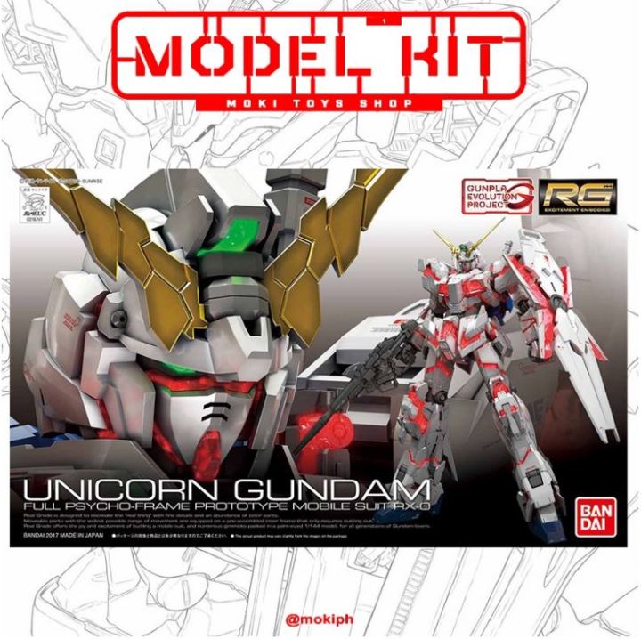 1/144 RG RX-0 UNICORN GUNDAM (GUNPLA EVOLUTION PROJECT) | Lazada PH