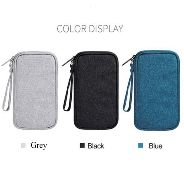 Durable Polyester Power Bank Pouch Storage Bag Mini Protable Travel ...