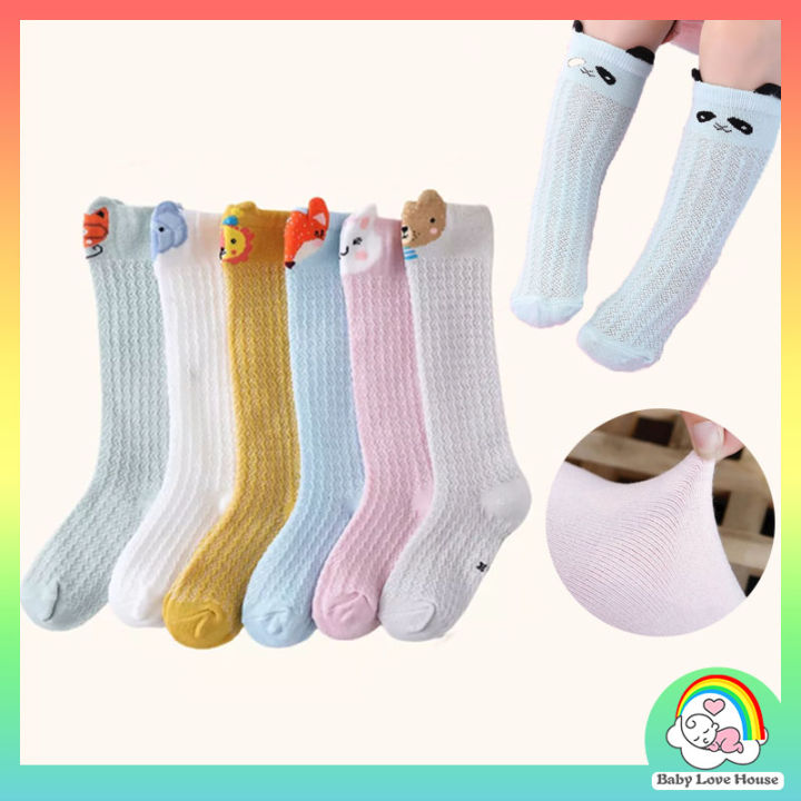 Ready Stock Baby Cartoon Long Socks Newborn Baby Sock Long Canister ...