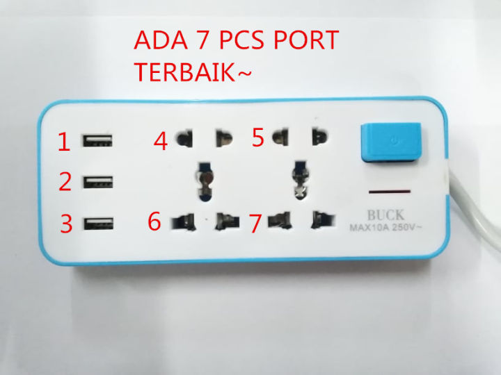 Wayar Extension Portable Convert All In 1 Power Trailing Socket USB ...