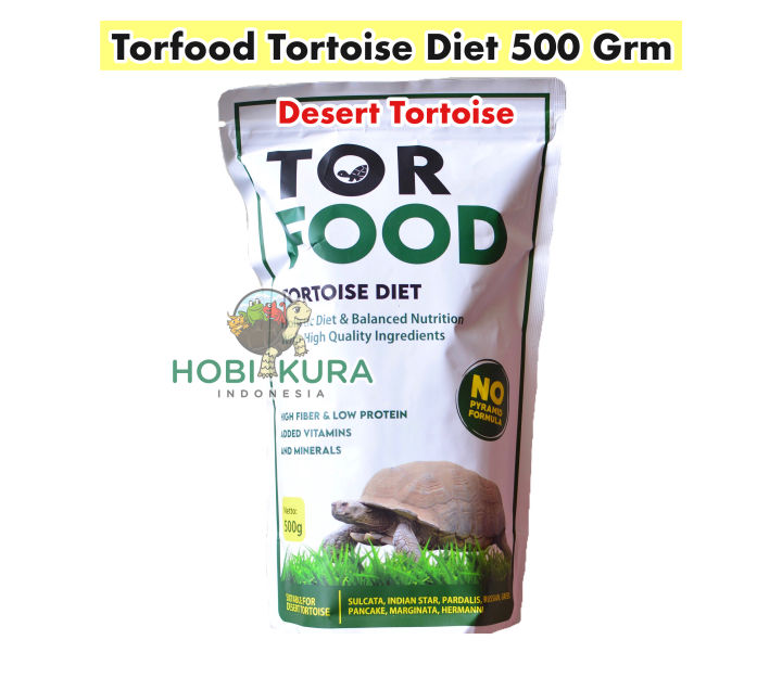 TORFOOD Desert Tortoise Diet 500 grm Pelet Makanan Kura Darat Sulcata ...