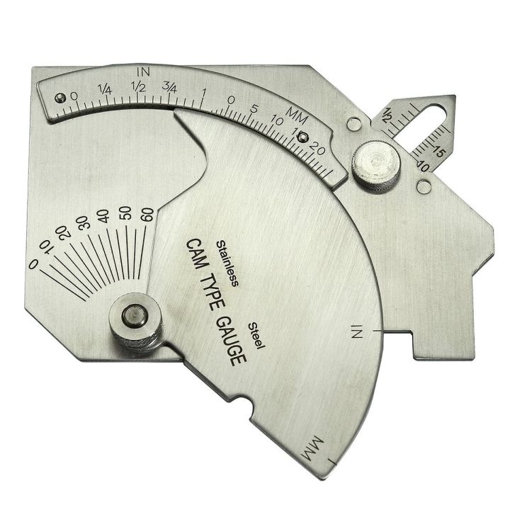 Bridge Cam Gauge Stainless Steel Weld Measuring Weld Gauge Made in USA Welding Gage Gal Gage ...
