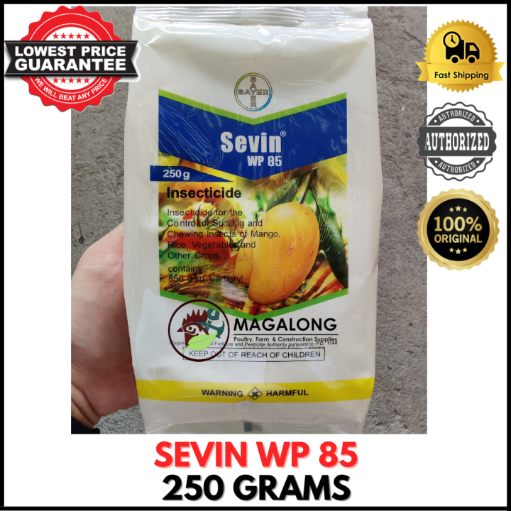 SEVIN WP 85 POWDER INSECTICIDE - ANTI-TICK - ANTI-FLEA - 250 GRAMS ...