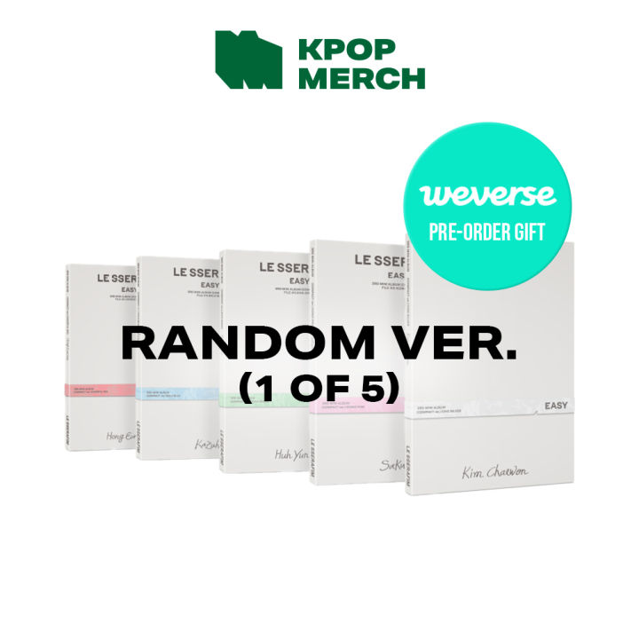 [+Weverse Gift] LE SSERAFIM - 3rd Mini Album [ EASY ] Compact ver ...