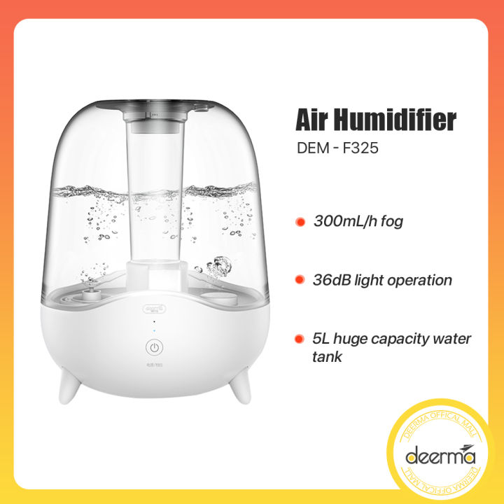 Deerma Humidifier 5L Aroma Diffuser Ultrasonic Air Humidifier Essential ...