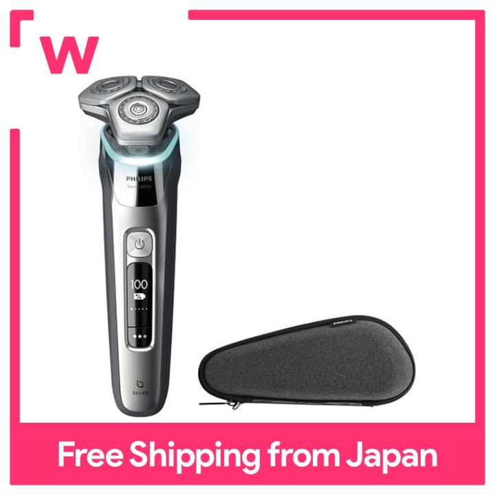 PHILIPS S9985/30 Chrome Silver 9000 Series [Wet & Dry Electric Shaver (Rotary, Rechargeable ...