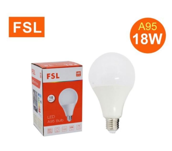 หลอดไฟ LEDทรง A95 BULB 18W E27 FSL แสงขาวเดย์ไลท์ | Lazada.co.th