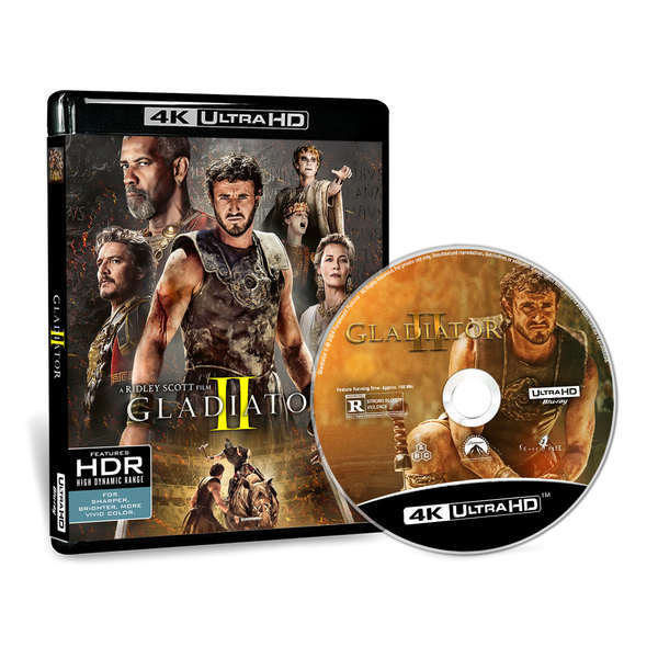 4K UHD Gladiator 2 2024 Blu-ray Disc PS5 Compatible XSX Ultra HD HDR10 ...