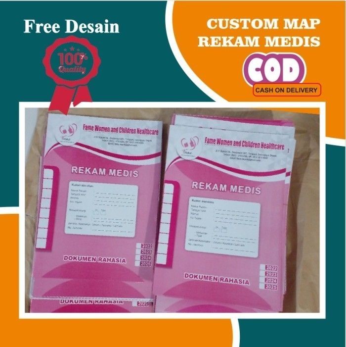 Map Rekam Medis Puskesmas, Map Sekolah Custom Desain | Lazada Indonesia