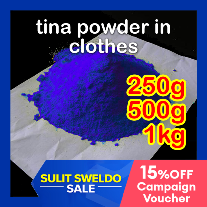 Aniel TINA POWDER IN CLOTHES Bluing Para sa Damit na Puti 250g 500g 1kg ...