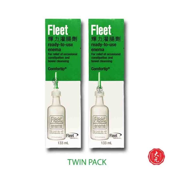 TWIN PACK Fleet Adult • Latex-Free Enemas for Fast & Reliable ...