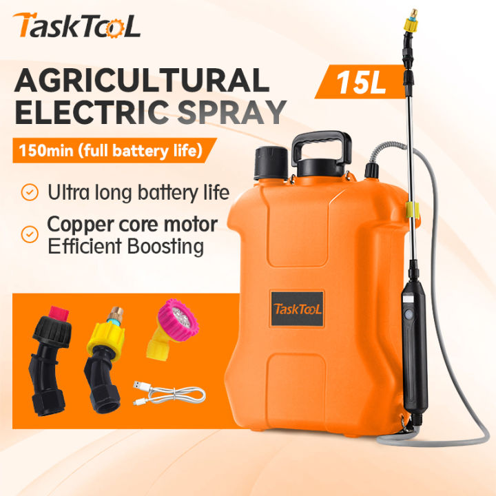 TaskTool 20L/15L Knapsack Sprayer Pum Battery Pump Portable Gardening ...