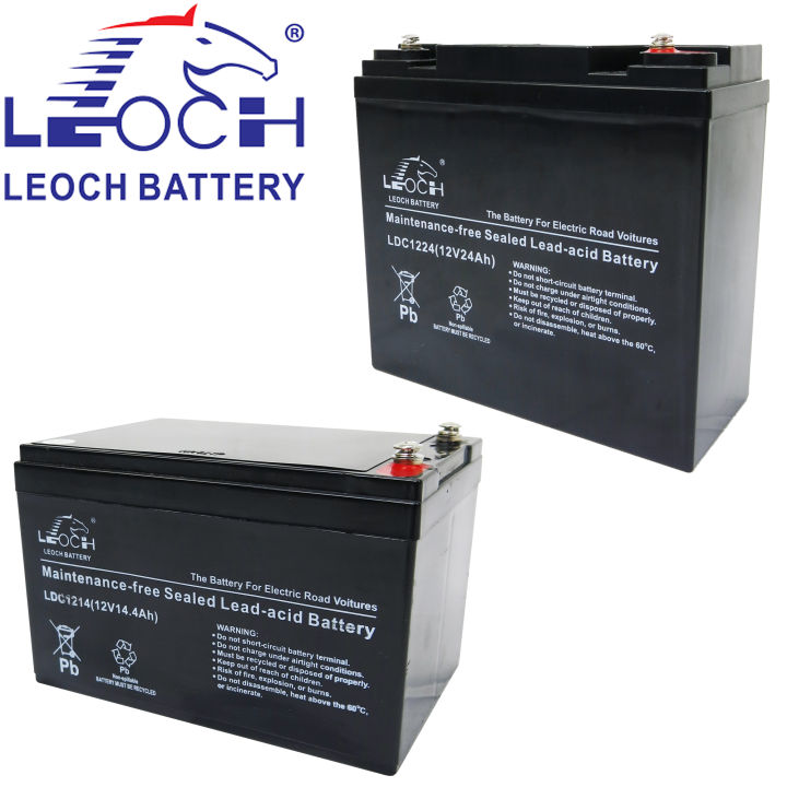 LEOCH LDC Bateri Deep Cycle VRLA 12V 14/25AH Bebas Selenggara (Sealed ...