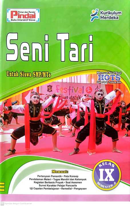 Buku LKS Seni Tari Kurikulum Merdeka Kelas 9 SMP/MTs Semester 2 | Lazada Indonesia