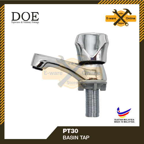 DOE Basin Pillar Tap PT30 Bathroom Faucet Basin Tap Air Bilik Tandas ...