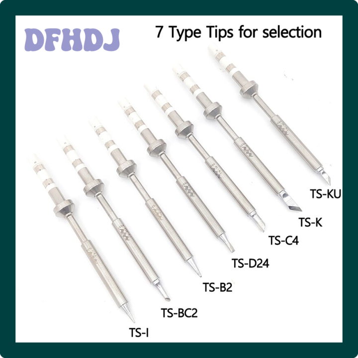 DFHDJ Original TS100 TS101 Mini Digital Soldering Iron Tip Replacement ...
