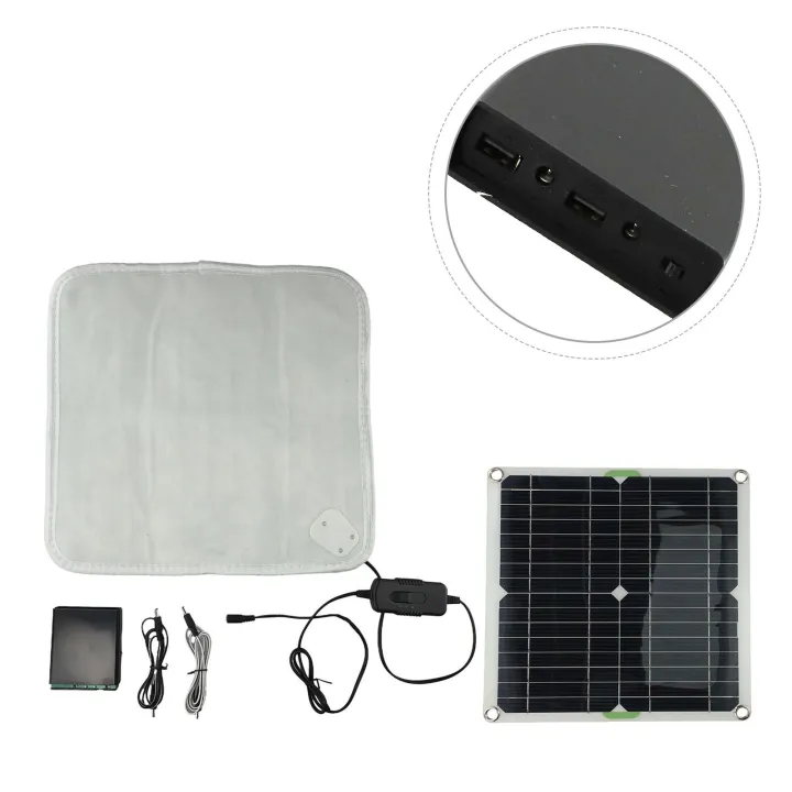 Solar Heating Pad 50W with Energy Storage Box Perfect for Pets and Foot ...