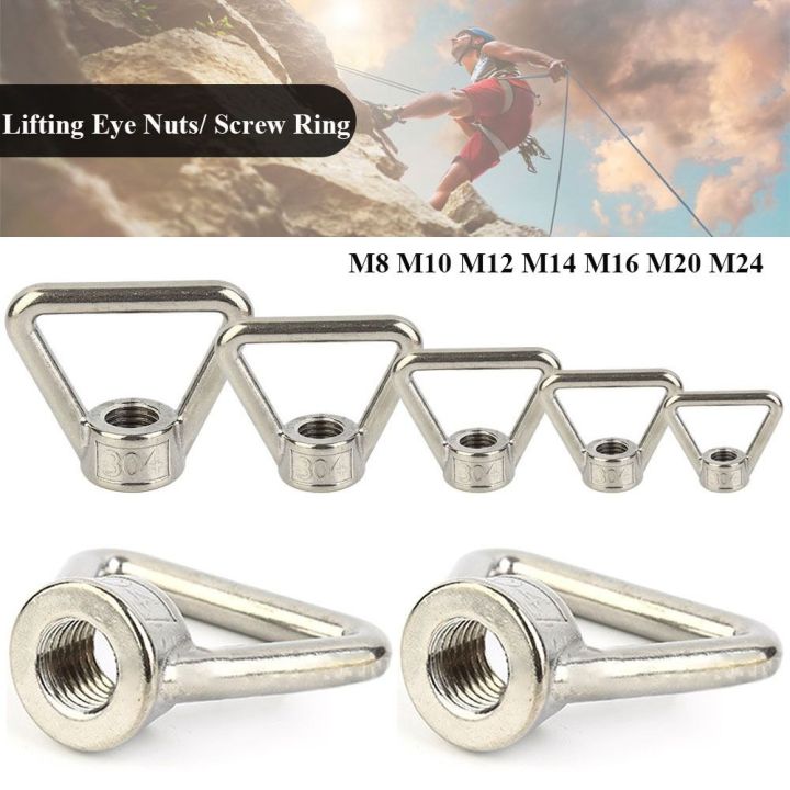 XZD92245 M14 M16 M20 304 Stainless Steel M8 M10 M12 Screws Lifting Eye ...