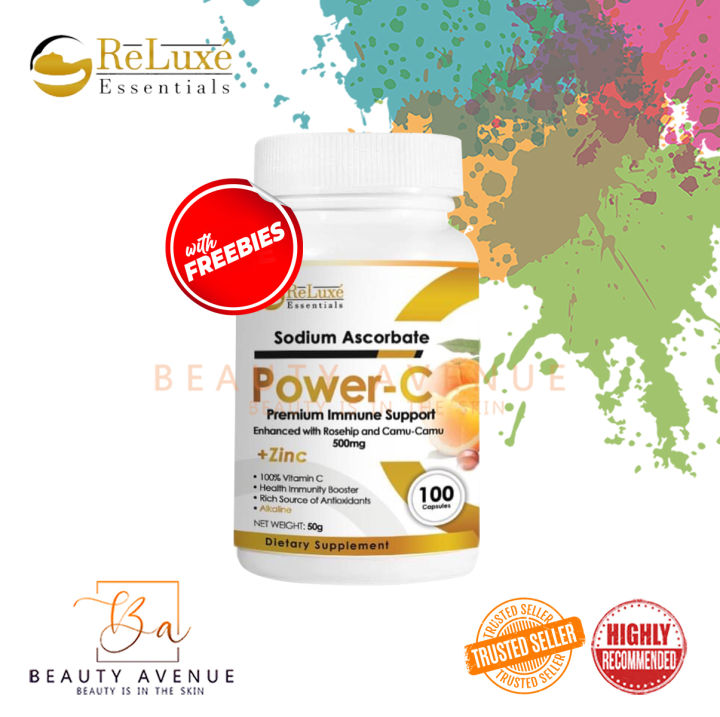 POWER C SODIUM ASCORBATE+ZINC BOTTLE 100 CAPSULES (with freebies ...