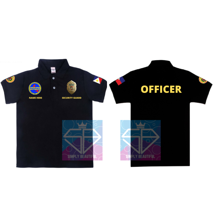 SECURITY OFFICER PRINTED IN POLO SHIRT (READ DESCRIPTION BELOW) | Lazada PH