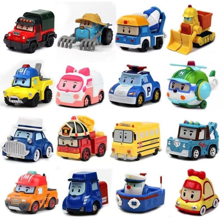 25 Style Robocar Korea kids Toys Robot Poli Roy Haley Anime | Lazada PH