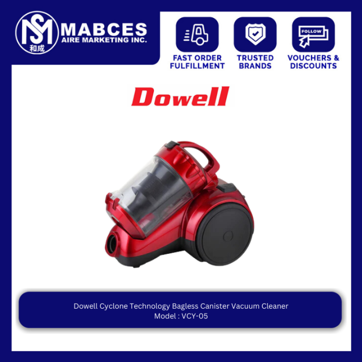 Dowell Cyclone Technology Bagless Canister Vacuum Cleaner VCY-05 ...
