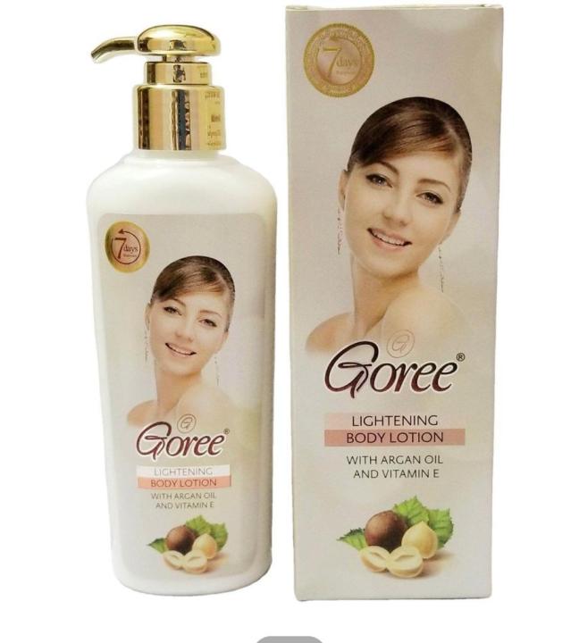 Gore lightening body lotion (with Vitamin E & Argan Oil | Lazada