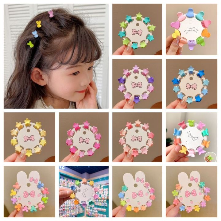 VBBN คลิปหนีบผม กิ๊บติดผมรูปดอกไม้ขนาดเล็ก อุปกรณ์เสริมผม ที่หนีบผมขนาด ...