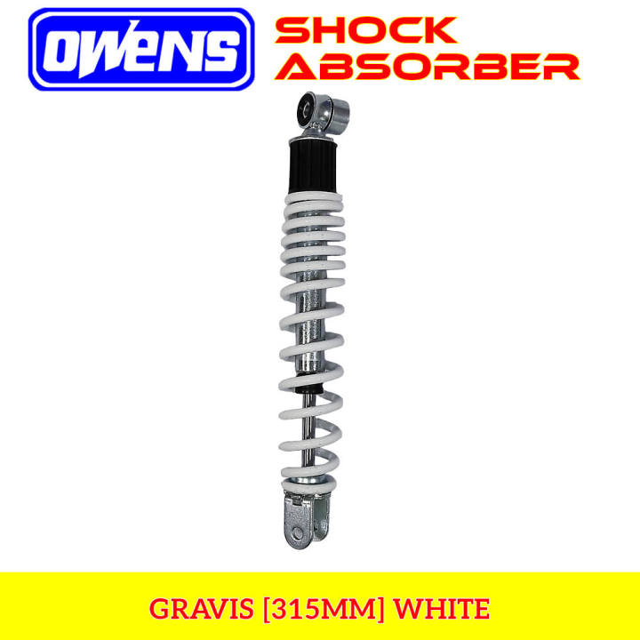 OWENS REAR SHOCK ABSORBER GRAVIS [315MM] WHITE | Lazada PH