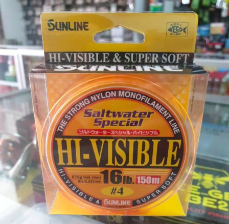 SENAR PANCING SUNLINE HI-VISIBLE 150M UKURAN BESAR 14 lbs 16 lbs 20 lbs ORIGINAL | Lazada Indonesia